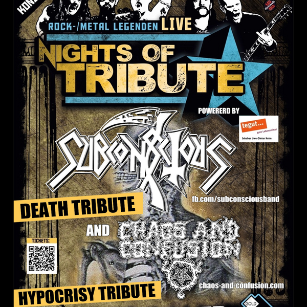 SUBCONSCIOUS (A TRIBUTE TO DEATH) + CHAOS AND CONFUSION (A TRIBUTE TO ...